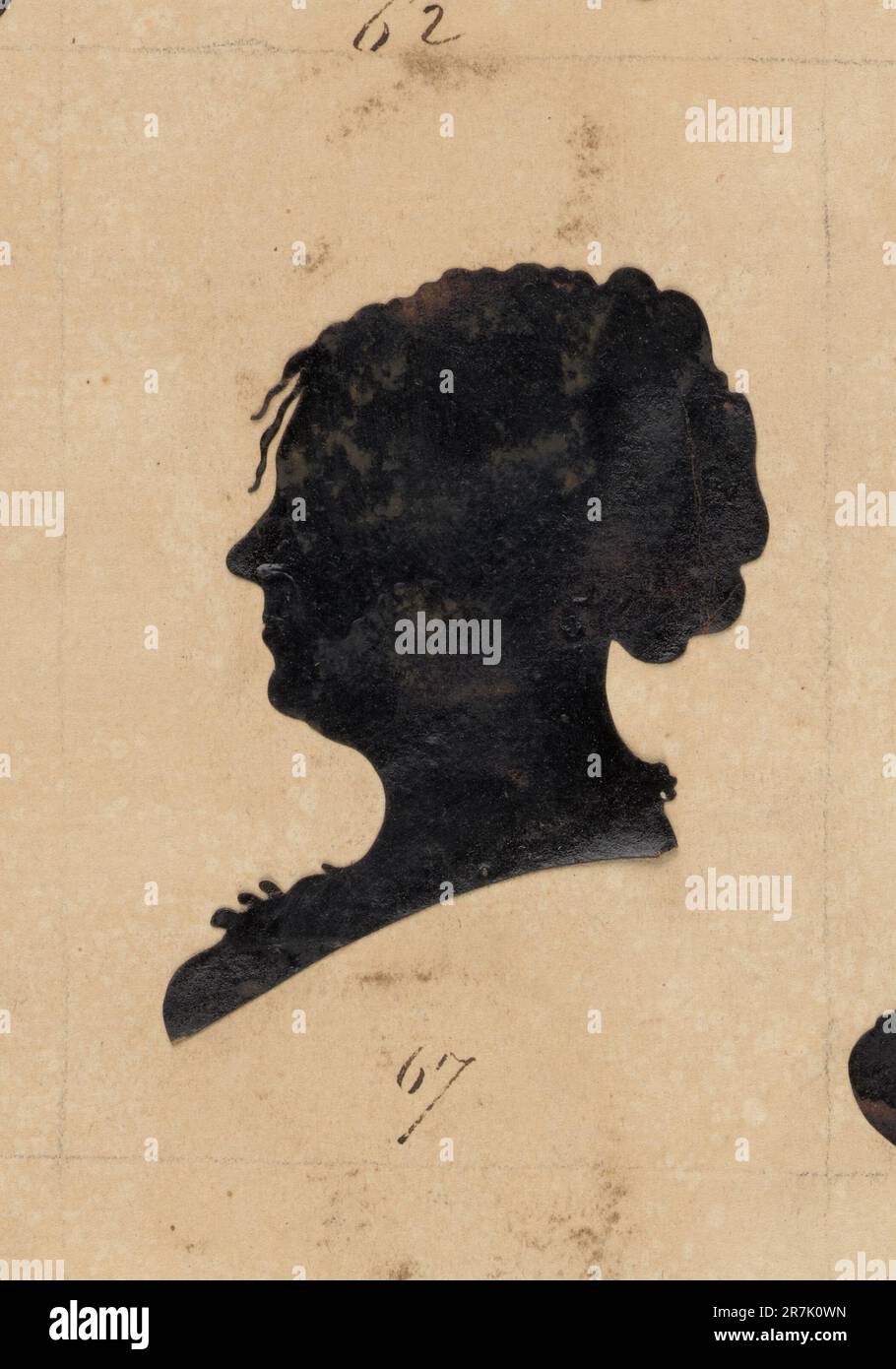 Women 1800s silhouette hi-res stock photography and images - Alamy