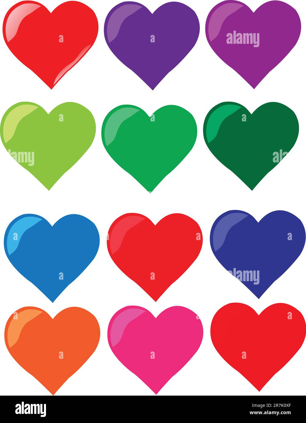illustration of valentine heart - vector Stock Vector Image & Art - Alamy