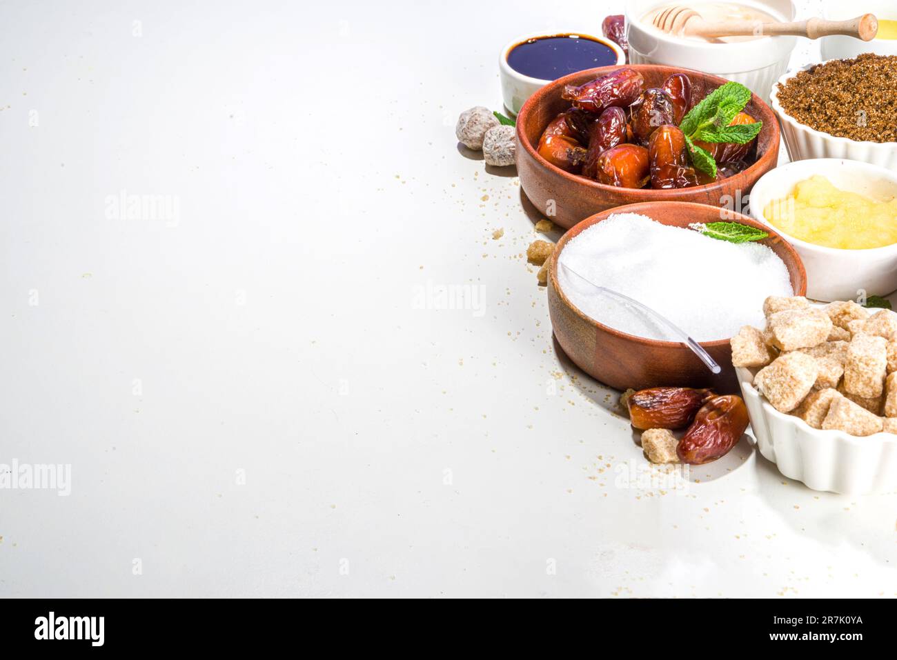 Various healthy diet replacement for sugar, natural organic sweetener ...