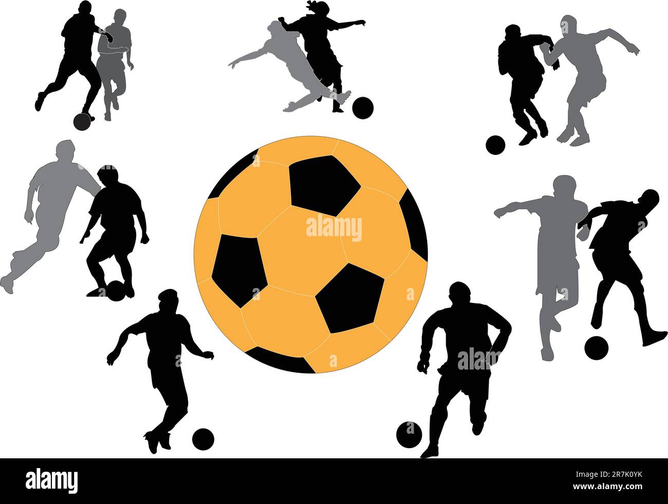 football collection - vector Stock Vector Image & Art - Alamy