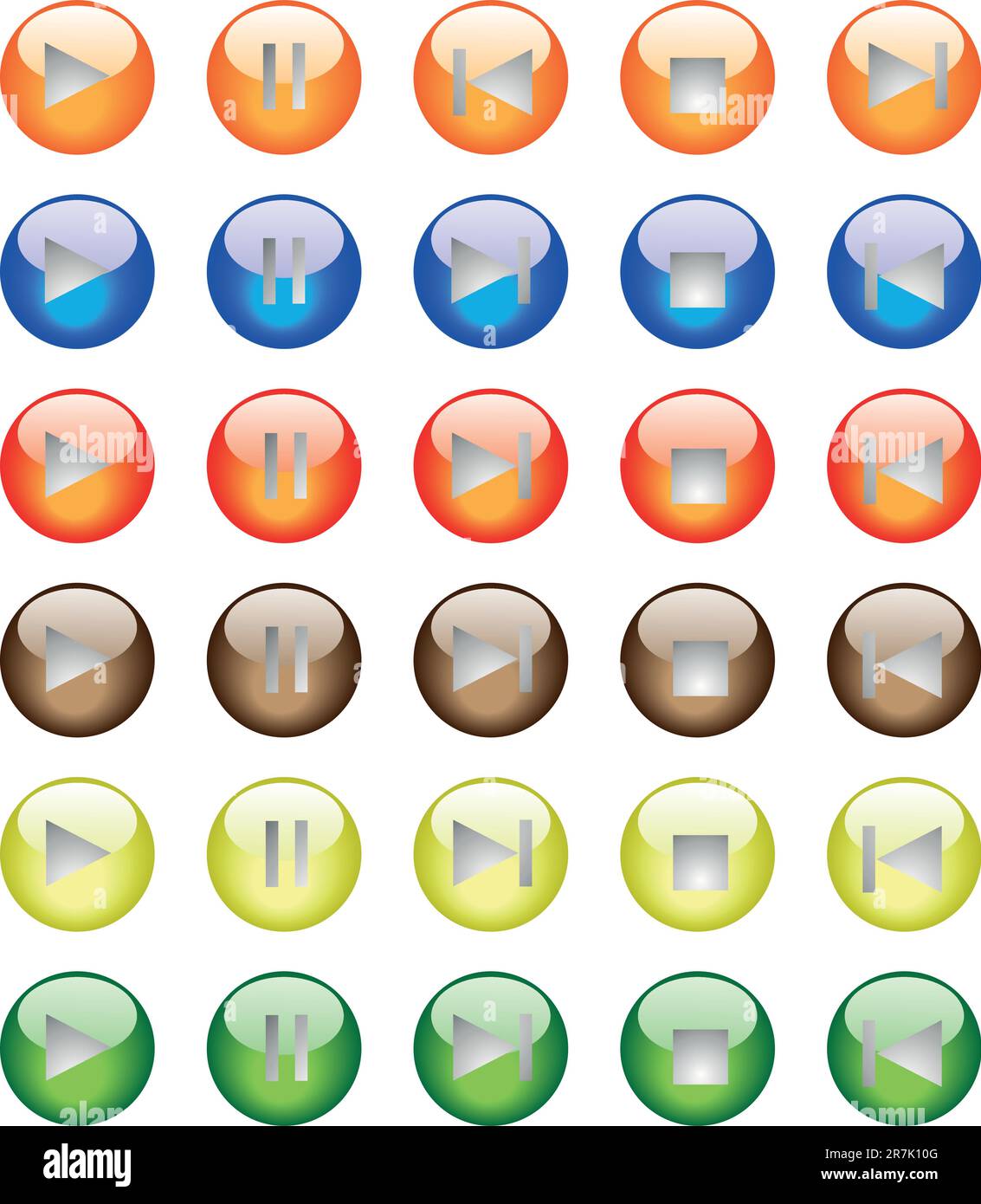 Variety of buttons Stock Vector Images - Alamy