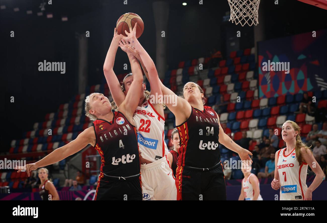 Tel Aviv, Israel. 16th June, 2023. Belgium's Elise Ramette, Czech Emma ...