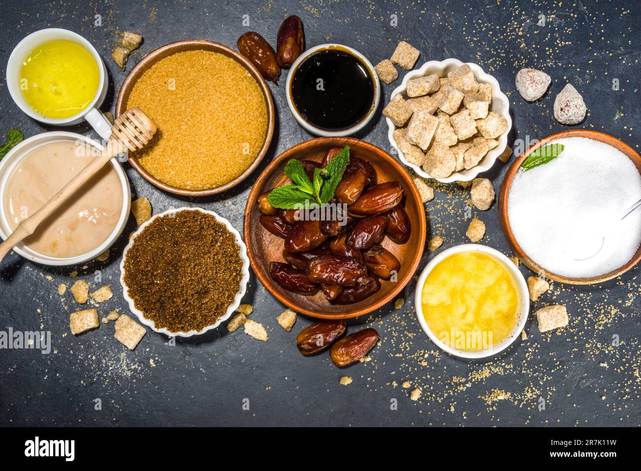 Various healthy diet replacement for sugar, natural organic sweetener ...