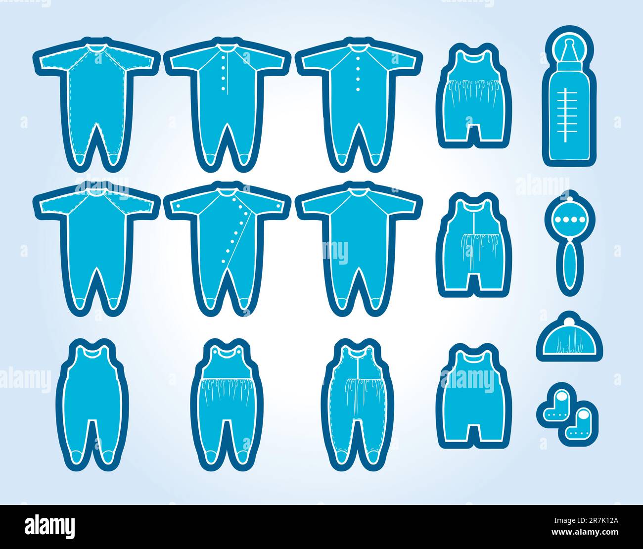 Clothes milk Stock Vector Images - Alamy