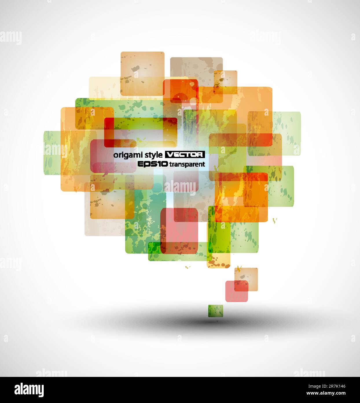 Abstract Speech Bubble with Transparent Shadow Stock Vector Image & Art ...