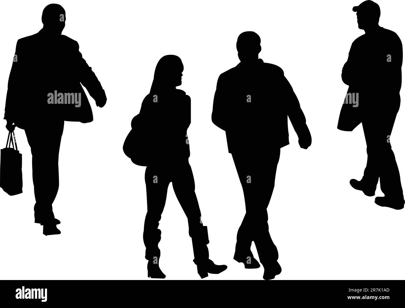 illustration of different people - vector Stock Vector Image & Art - Alamy