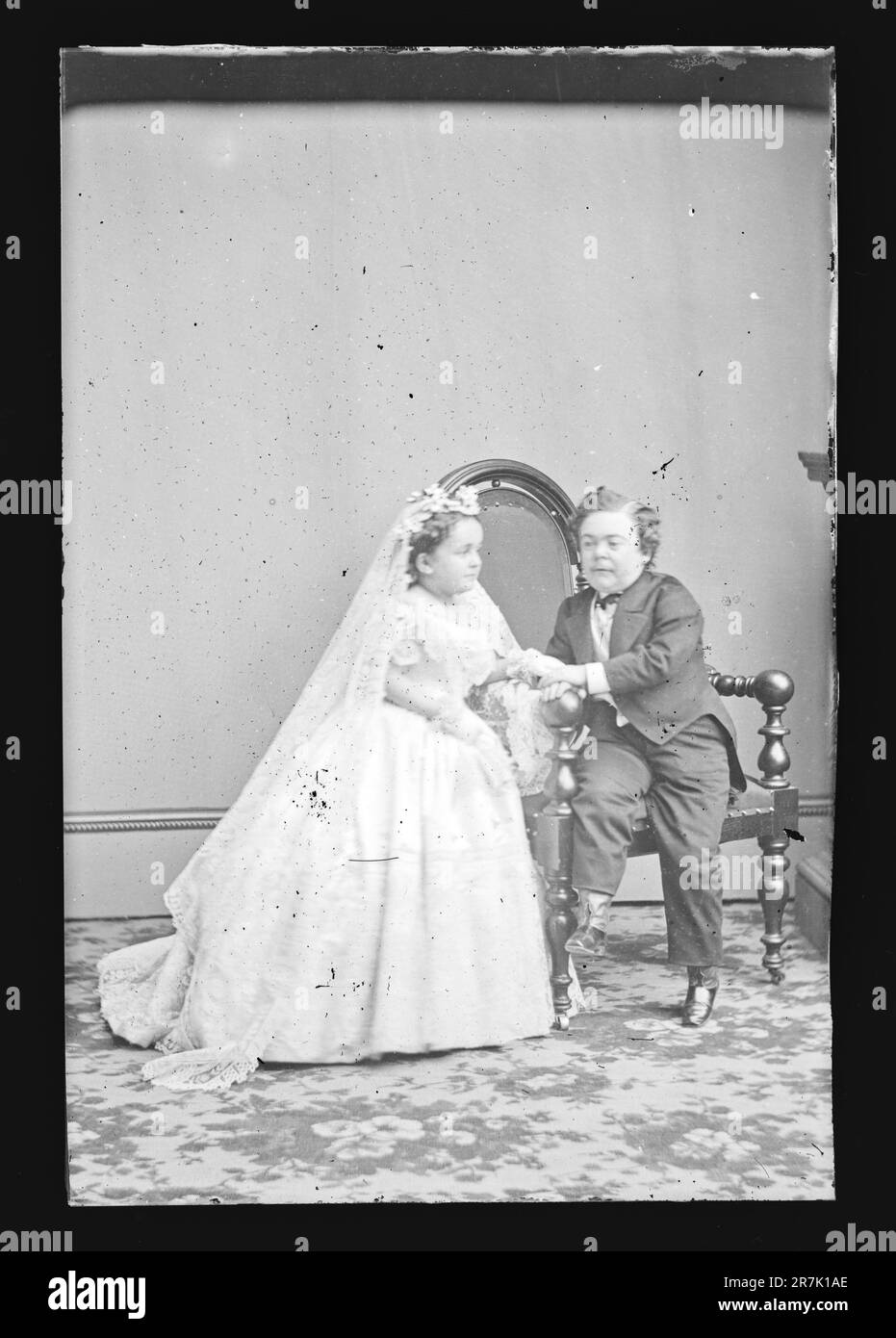 Charles and Lavinia Stratton c. 1860-1870 Stock Photo - Alamy