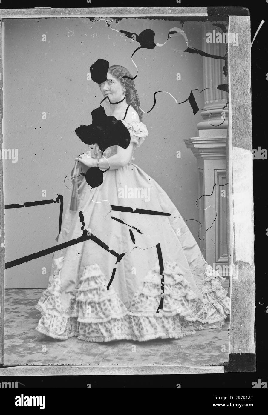 Unidentified Woman c. 1860-1870 Stock Photo - Alamy