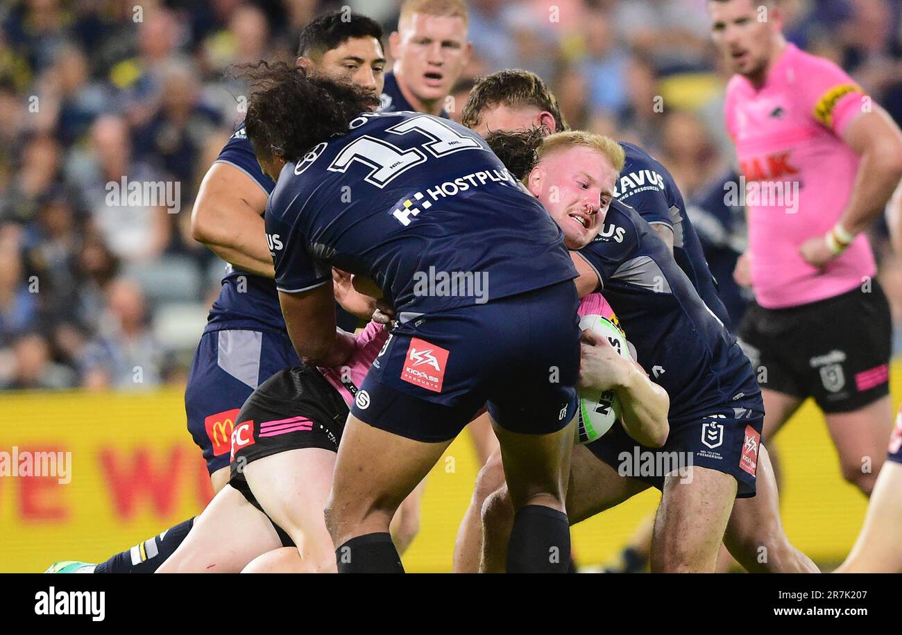 Townsville, Australia. 16th June, 2023. Tom Jenkins of the Panthers ...