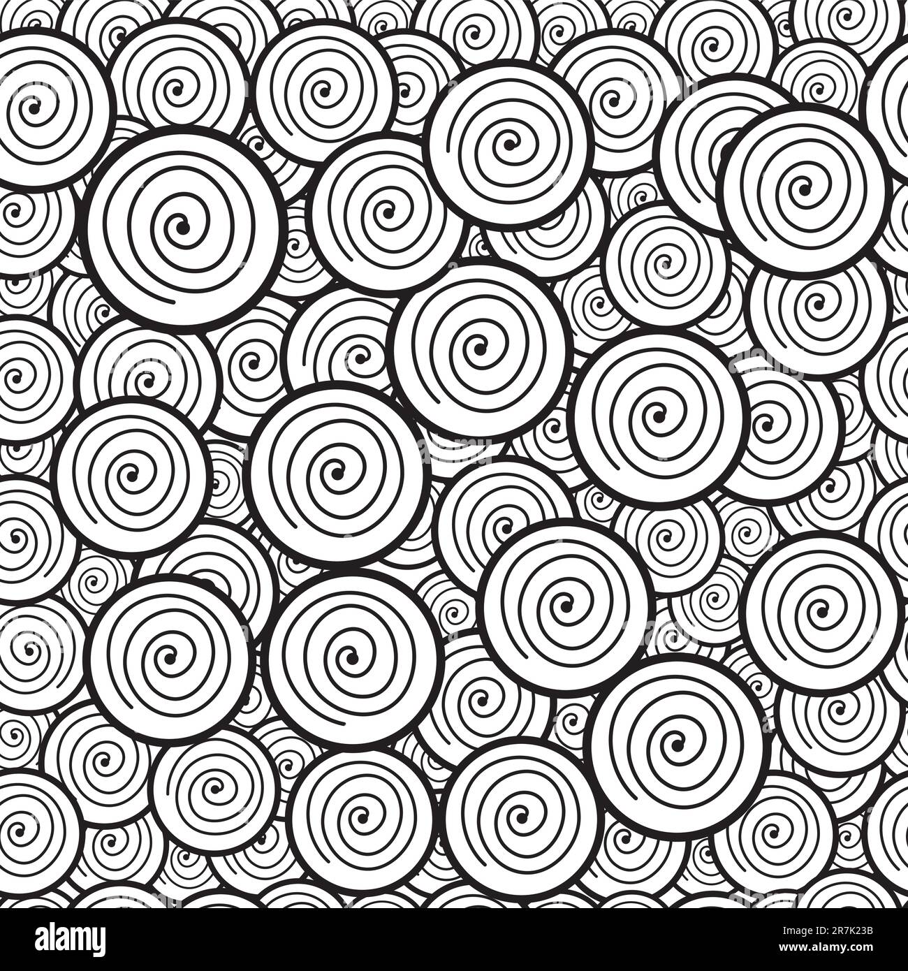 seamless black and white abstract pattern Stock Vector Image & Art - Alamy