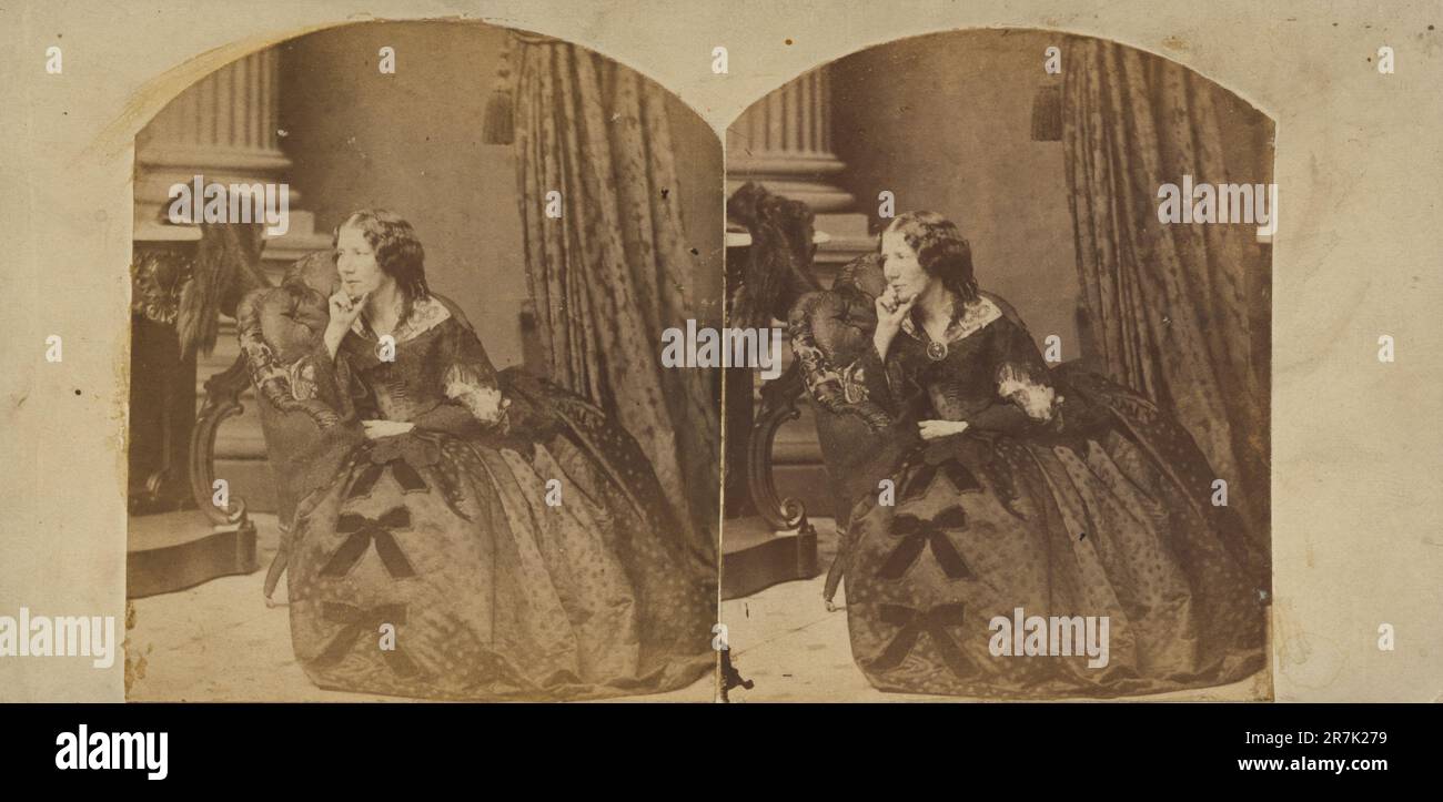 Harriet Beecher Stowe c. 1862 Stock Photo - Alamy