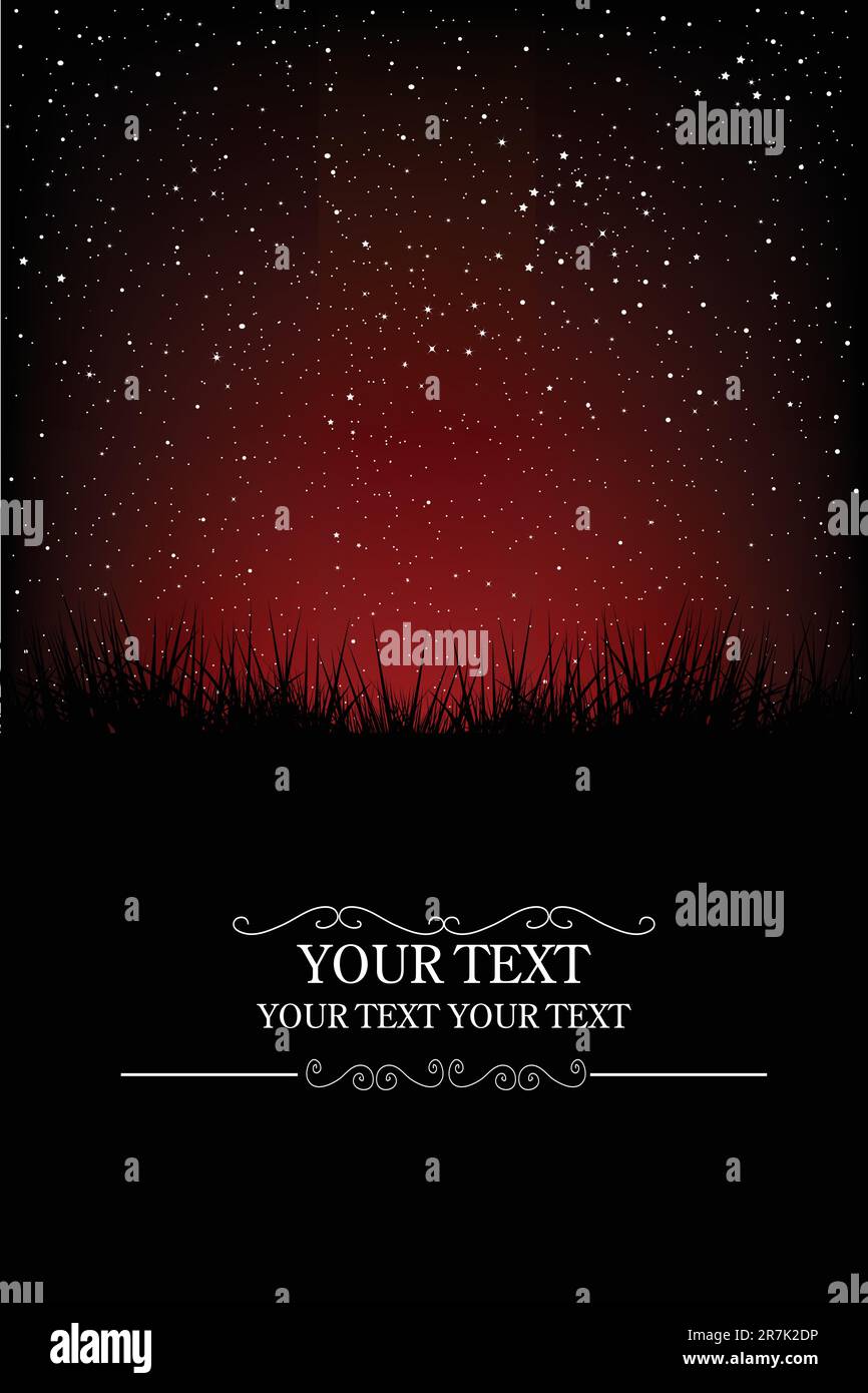 Red night Stock Vector Images - Alamy