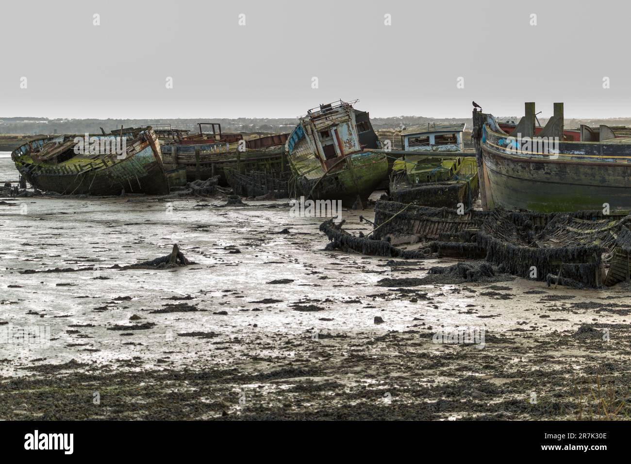 Derelict barges hi-res stock photography and images - Alamy