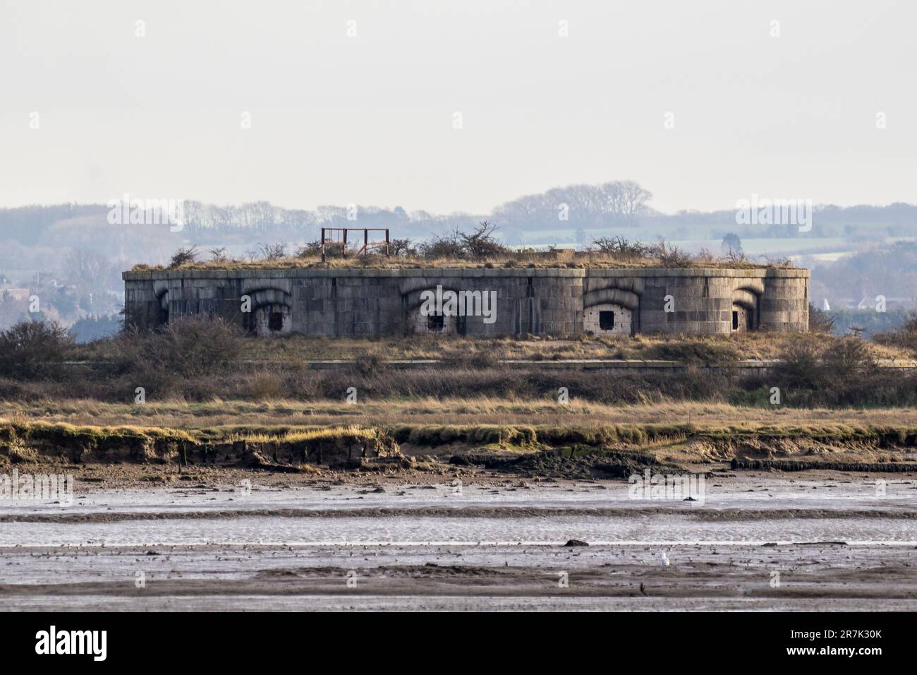 Hoo Fort on the Medway Stock Photo - Alamy