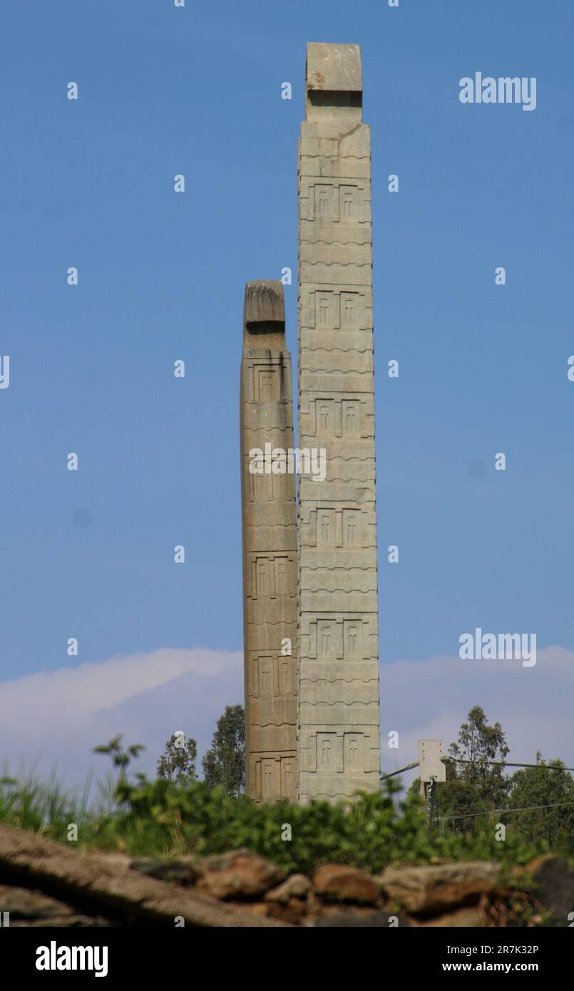 Obelisk of Axum, Northern Stelae Park, Axum, Tigray region, Ethiopia ...