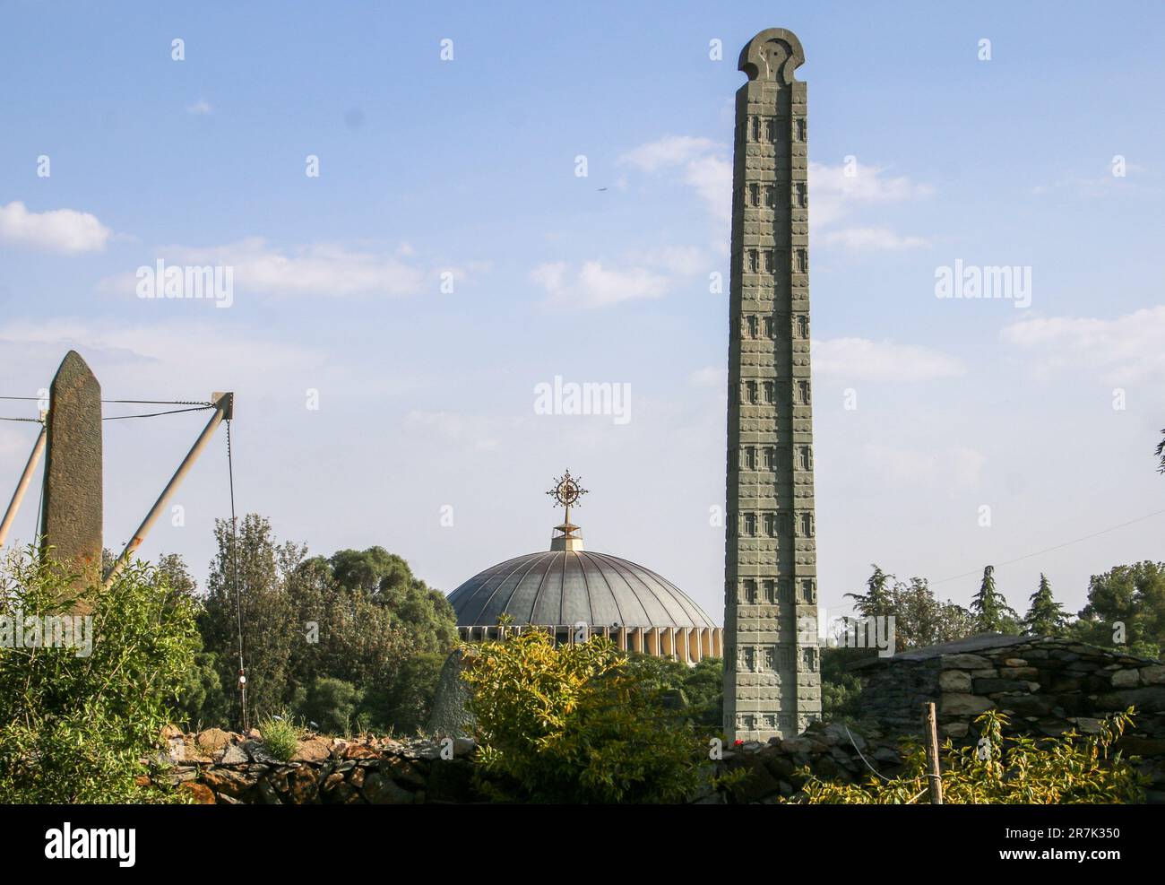 Obelisk of Axum, Northern Stelae Park, Axum, Tigray region, Ethiopia ...