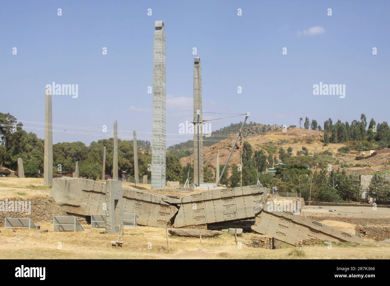 Obelisk of Axum, Northern Stelae Park, Axum, Tigray region, Ethiopia ...