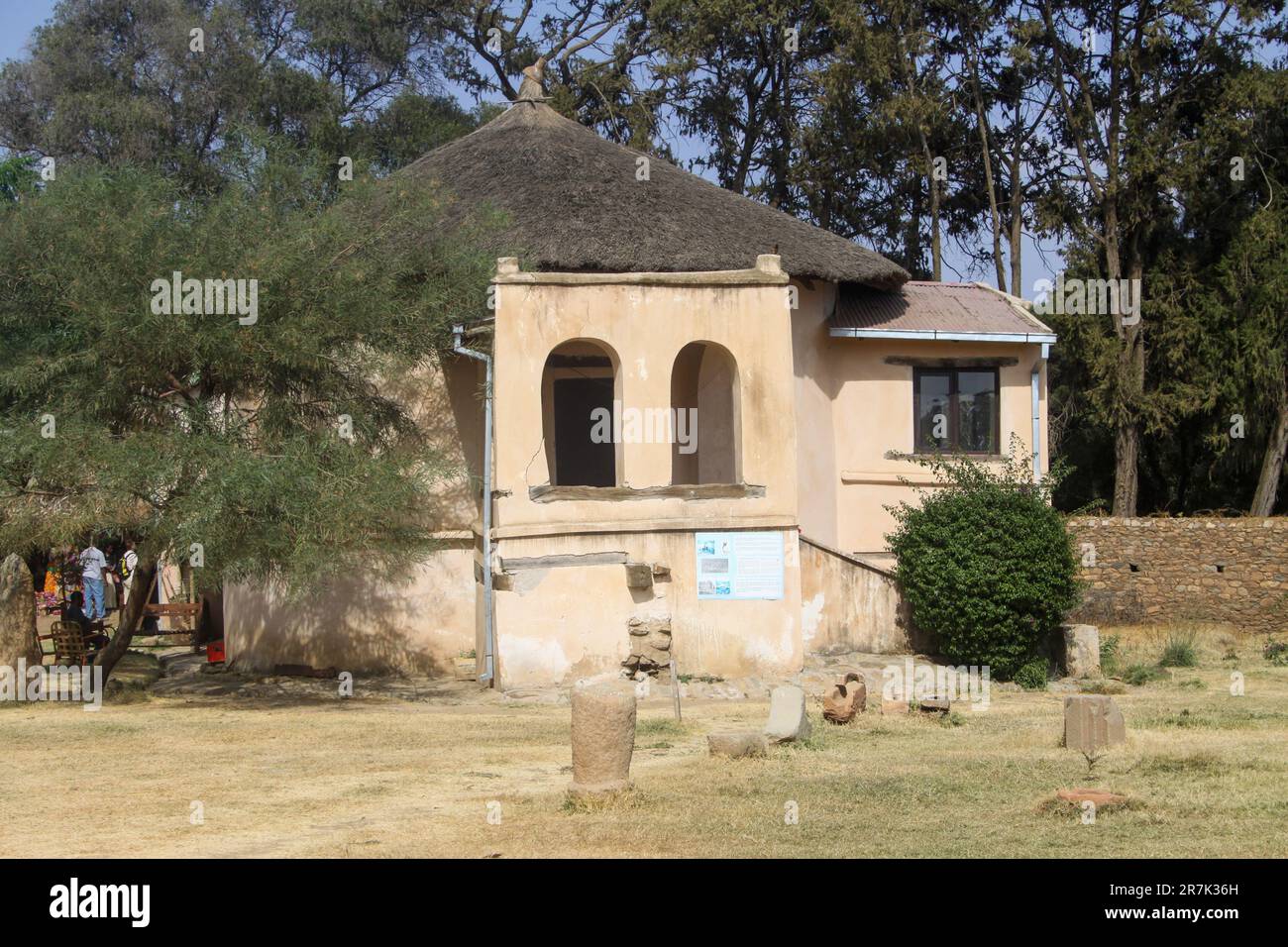 View of houses in Axum, Ethiopia Stock Photo - Alamy