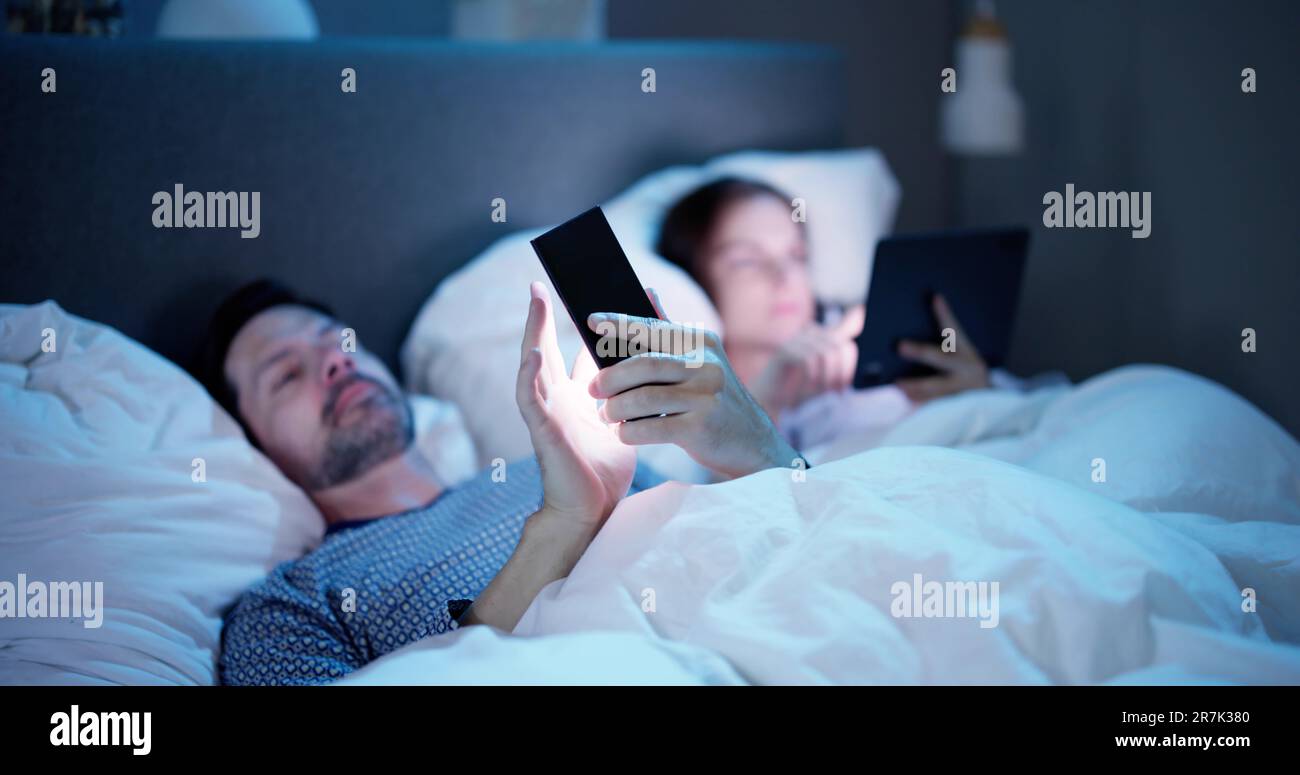 Man watching woman sleep hi-res stock photography and images - Alamy