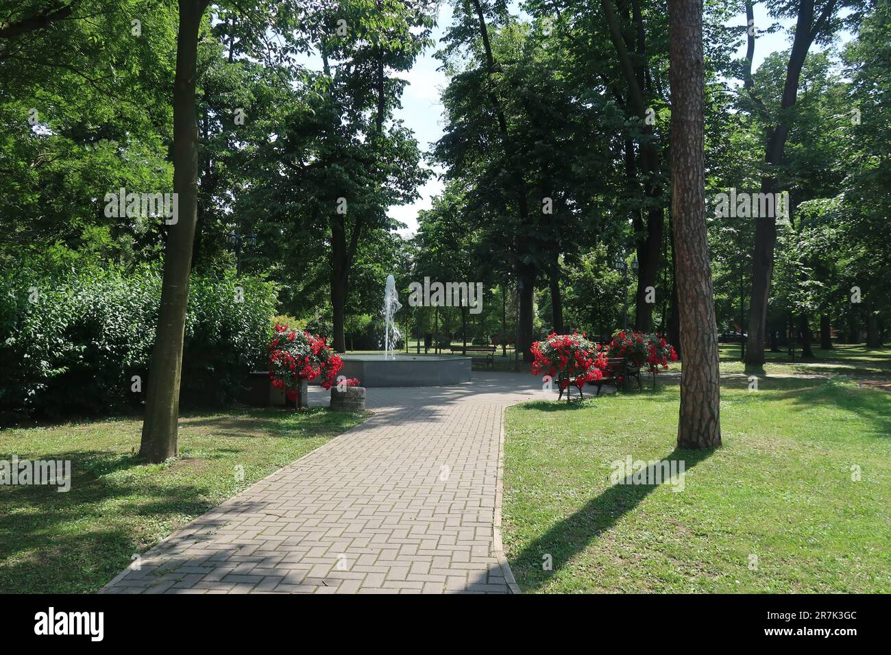 National garden park in Pancevo, Serbia Stock Photo - Alamy