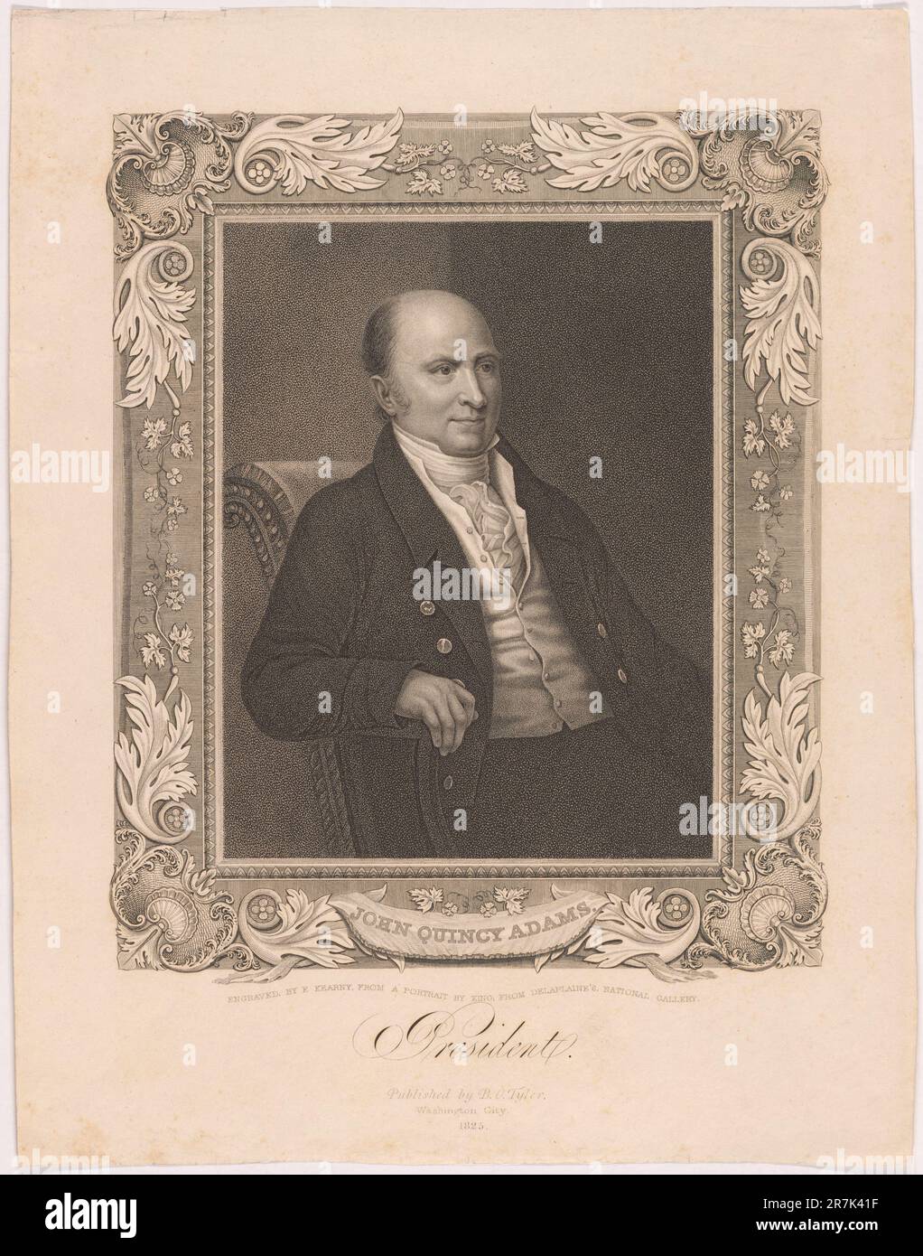 John Quincy Adams 1825 Stock Photo - Alamy