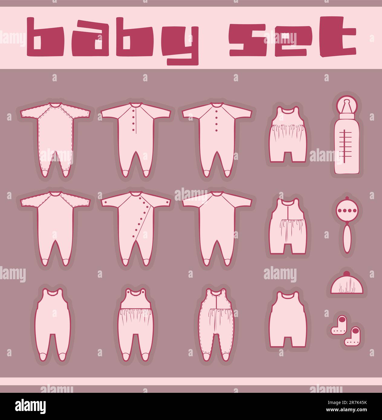 Child cloth detail Stock Vector Images - Alamy