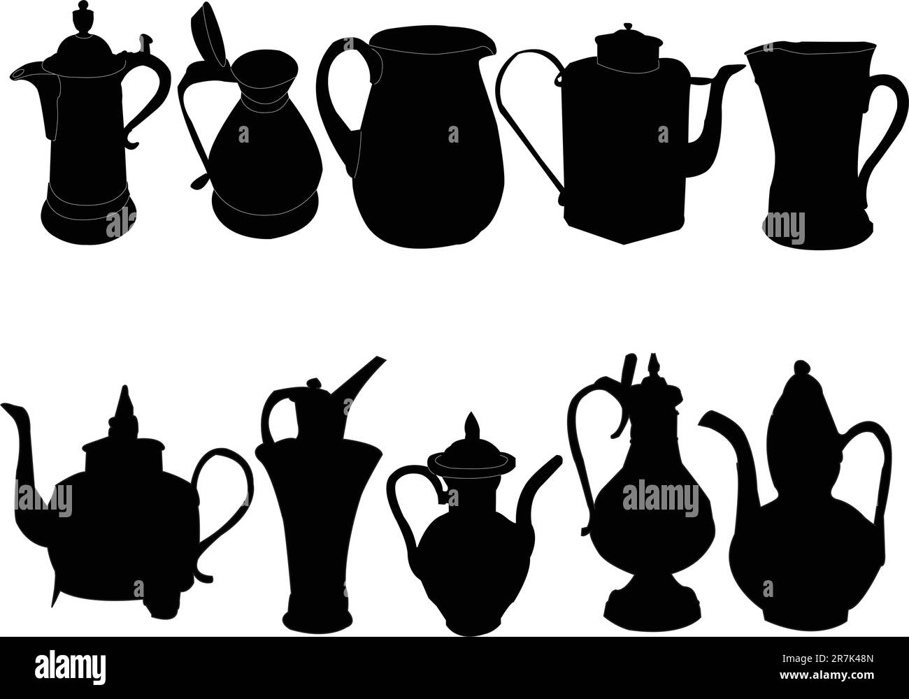 Flagons Collection Vector Stock Vector Image And Art Alamy