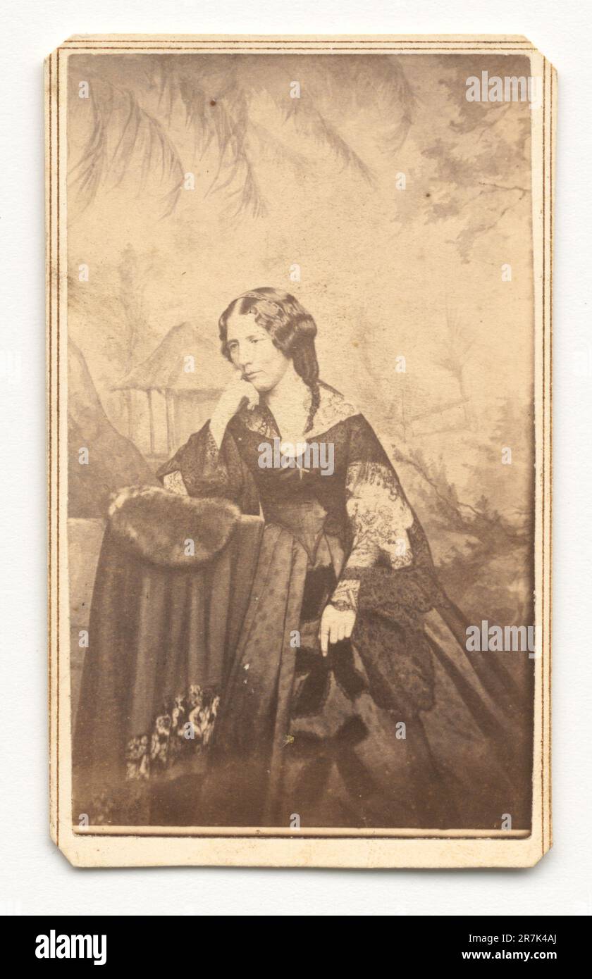 Harriet Elizabeth Beecher Stowe mid-late 19th century Stock Photo - Alamy