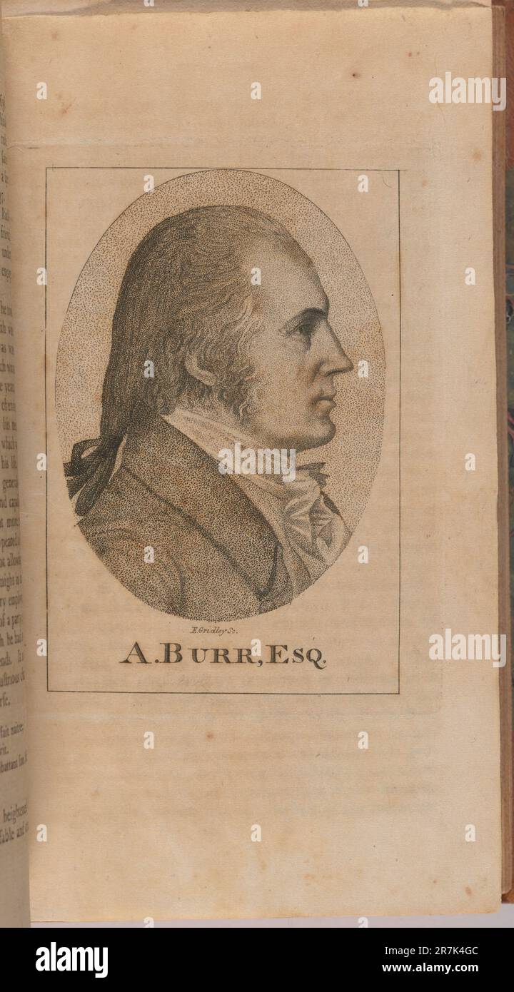 Aaron Burr c. 1801 Stock Photo - Alamy