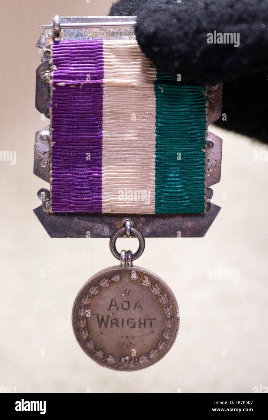 Suffragettes hunger strike medal hi-res stock photography and images ...
