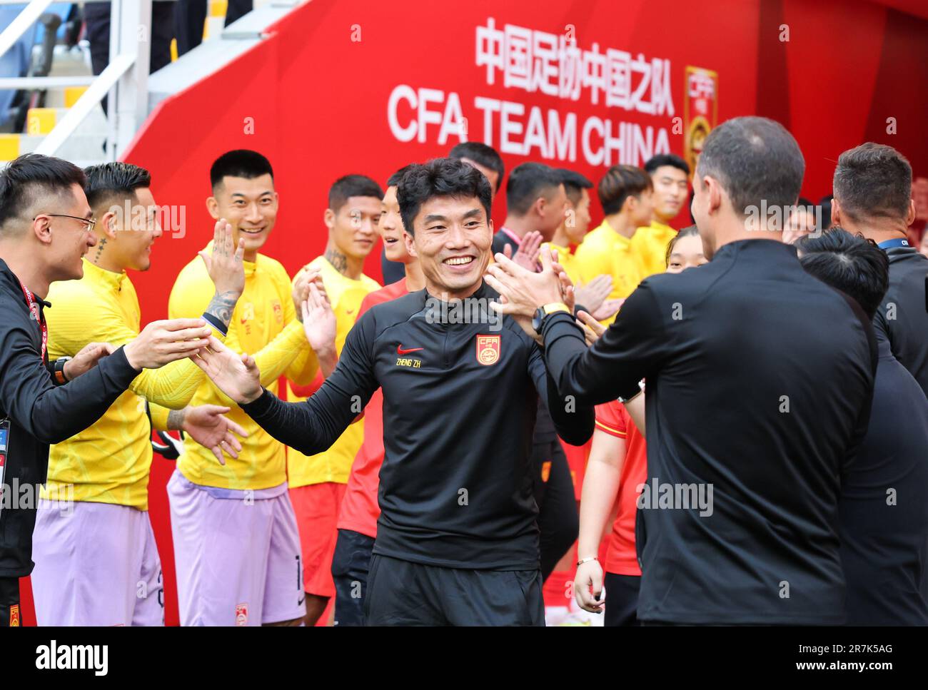 Dalian, China's Liaoning Province. 16th June, 2023. Chinese football ...