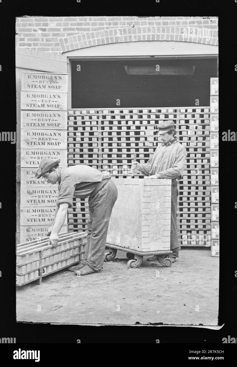 Soap Factory Workers c. 1860-1870 Stock Photo - Alamy