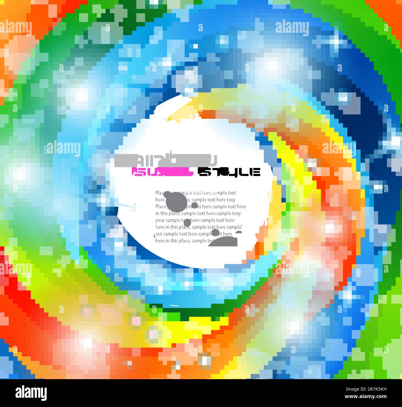 Birthday or party flyer for children or funny parties invitation.White ...