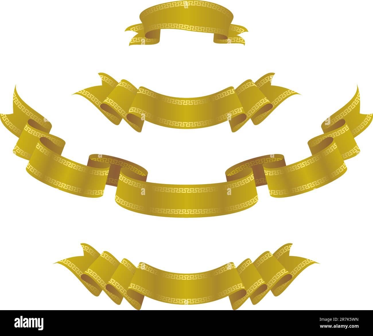 a set of 4 golden royal banners Stock Vector Image & Art - Alamy