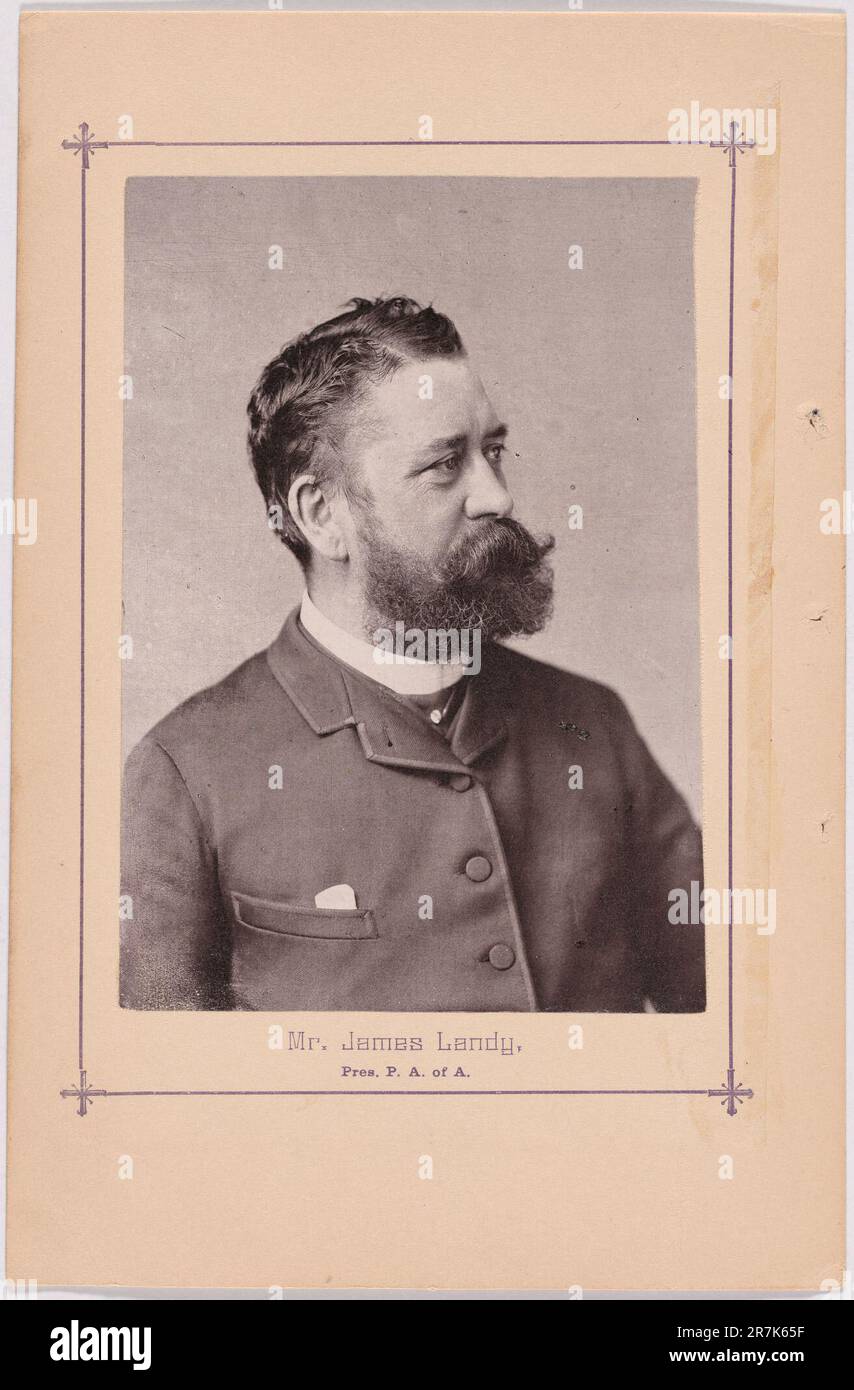James Landy c. 1880 Stock Photo - Alamy