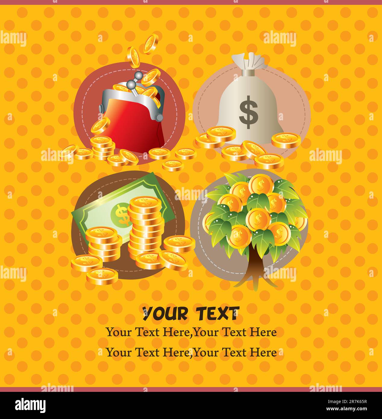 cartoon money card Stock Vector Image & Art - Alamy