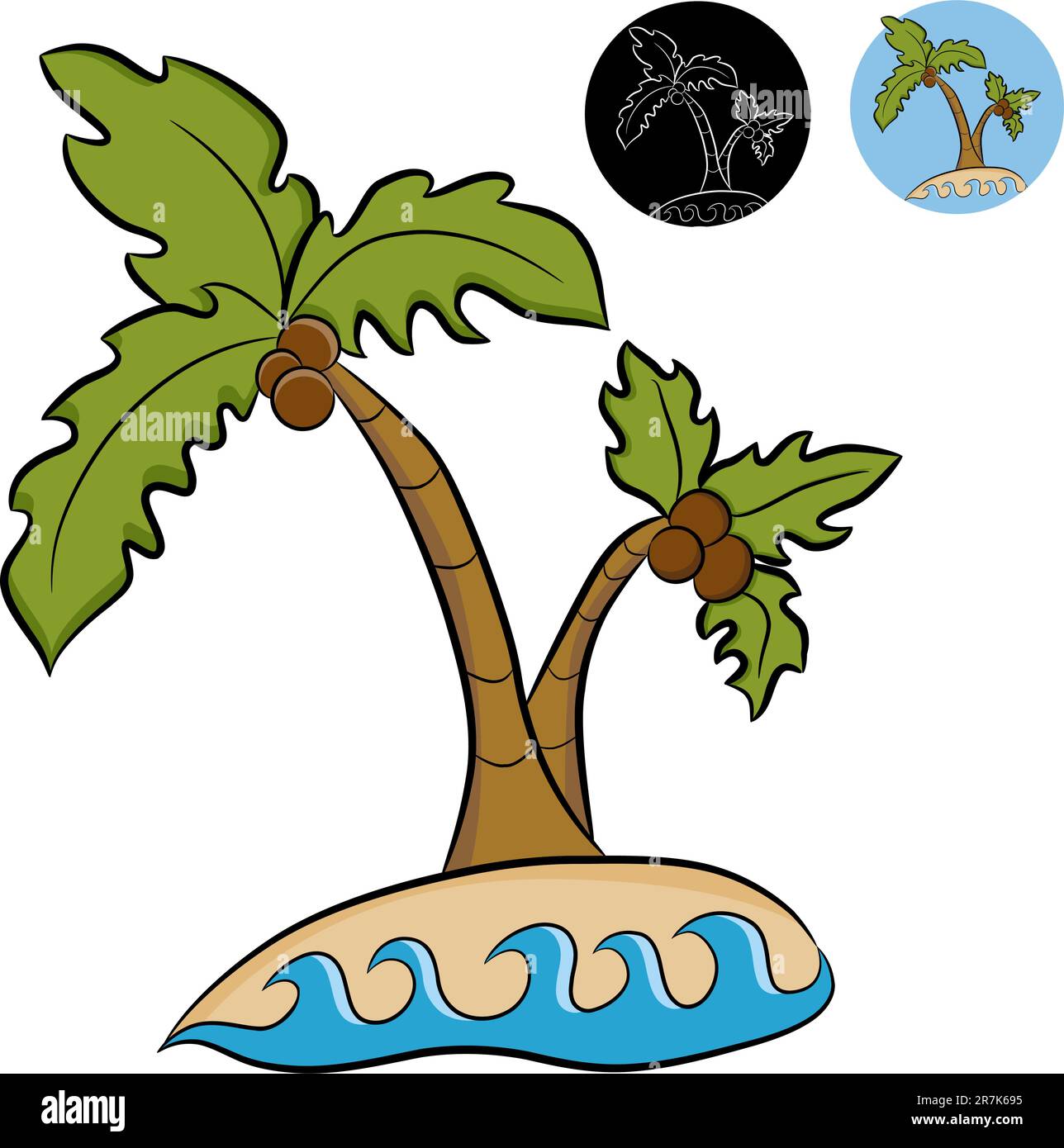 Deserted island Cut Out Stock Images & Pictures - Alamy