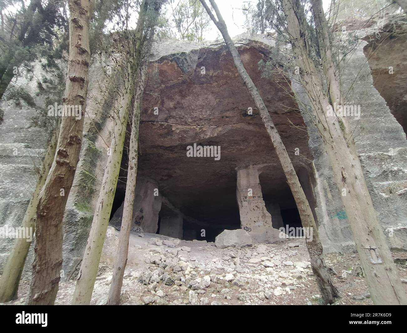 Quarries in Avesa in Verona city, Italy Stock Photo - Alamy