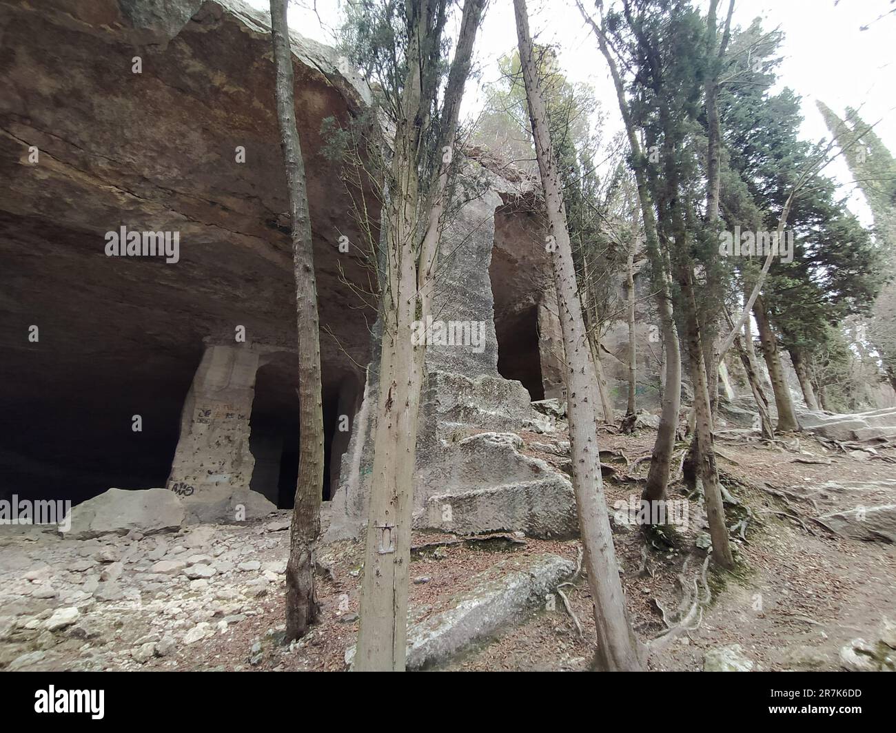 Quarries in Avesa in Verona city, Italy Stock Photo - Alamy
