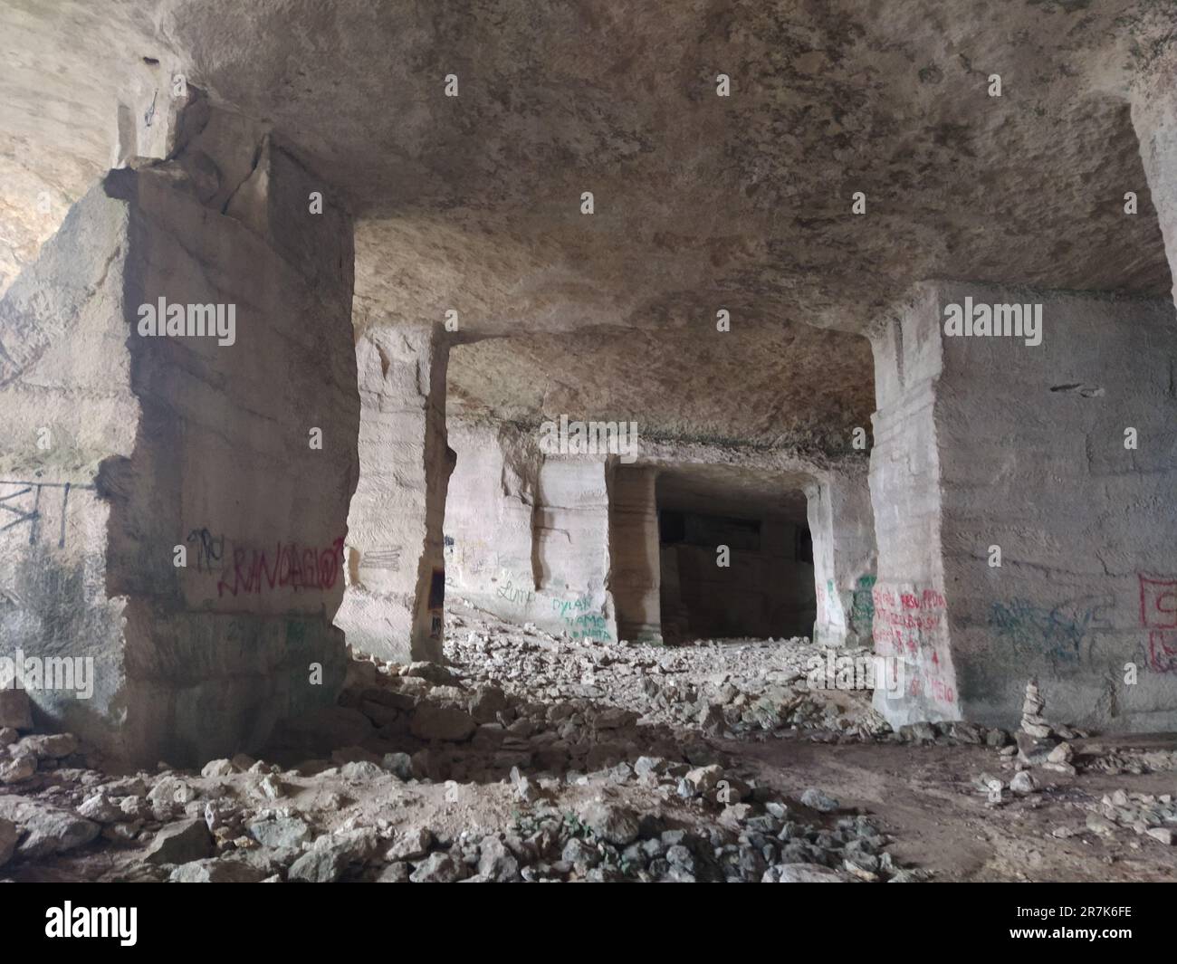 Quarries in Avesa in Verona city, Italy Stock Photo - Alamy