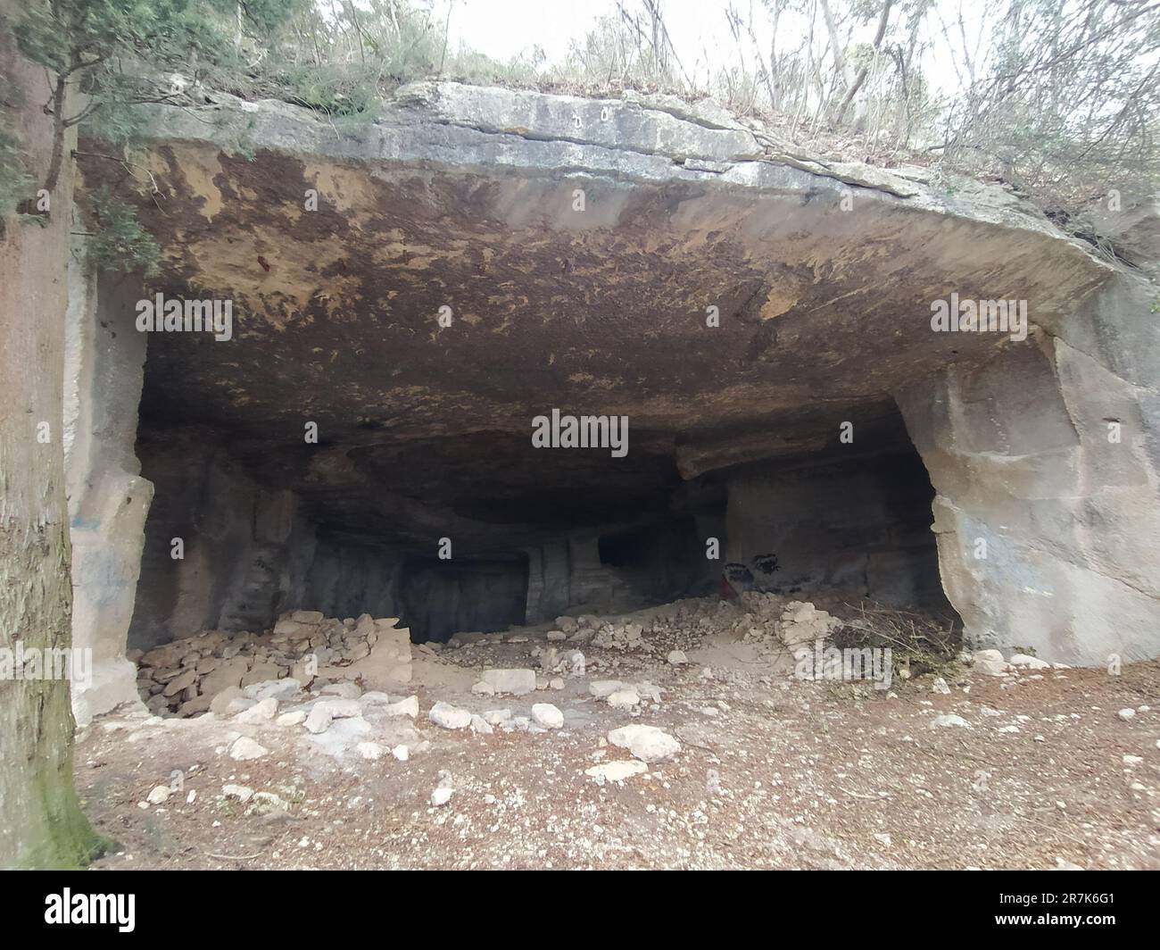 Quarries in Avesa in Verona city, Italy Stock Photo - Alamy