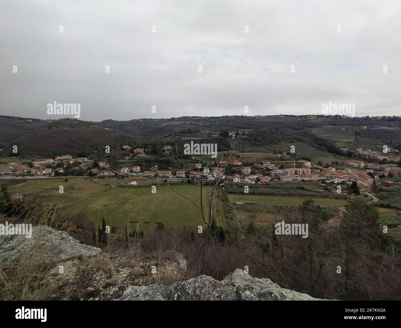 View of Avesa in Verona town, Italy Stock Photo - Alamy