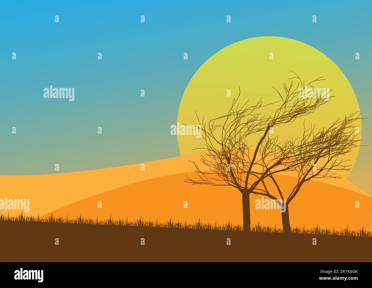 The countryside over Stock Vector Images - Alamy