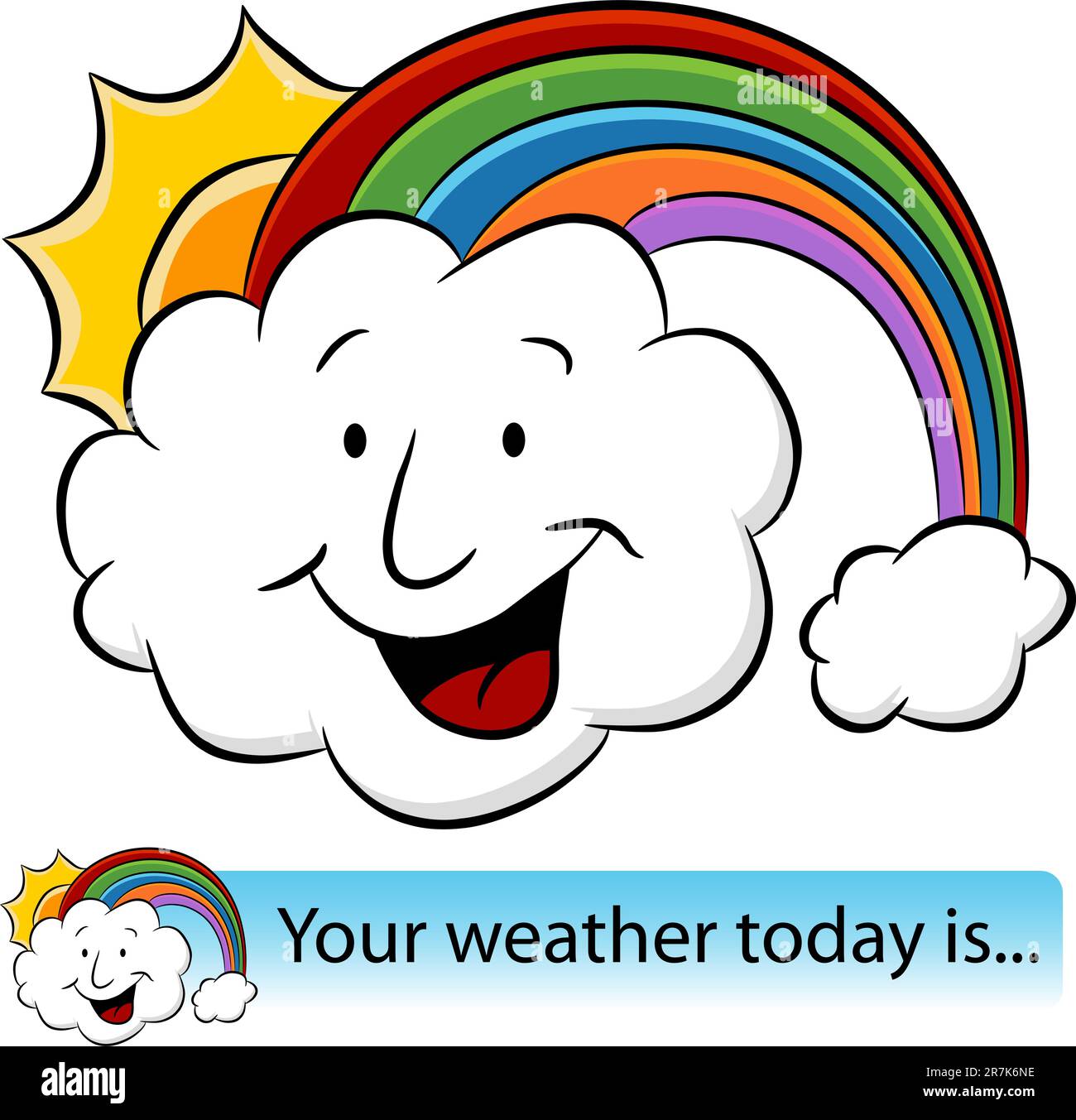 Rainbow clipart Stock Vector Images - Alamy