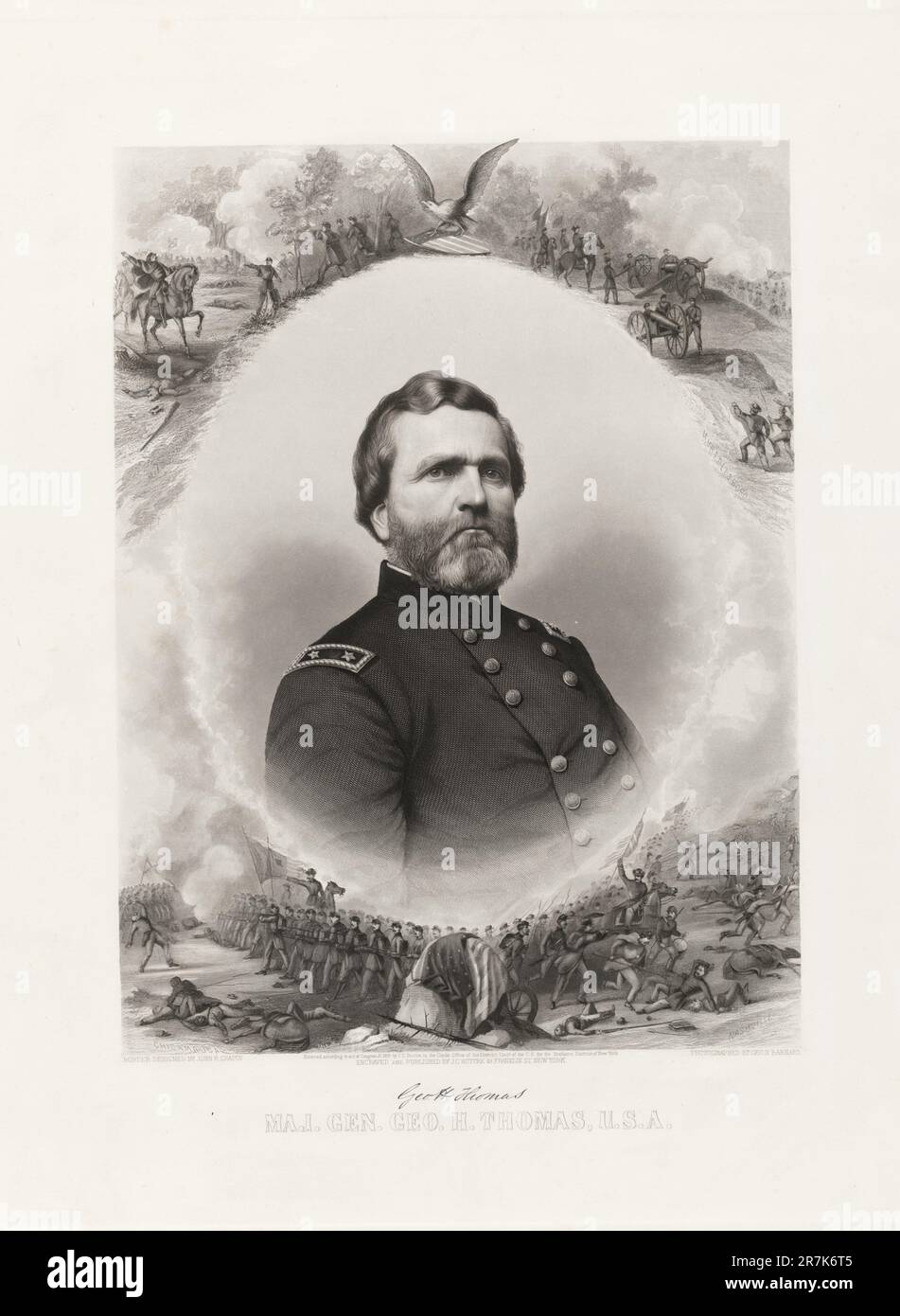 George H. Thomas 1865 Stock Photo - Alamy