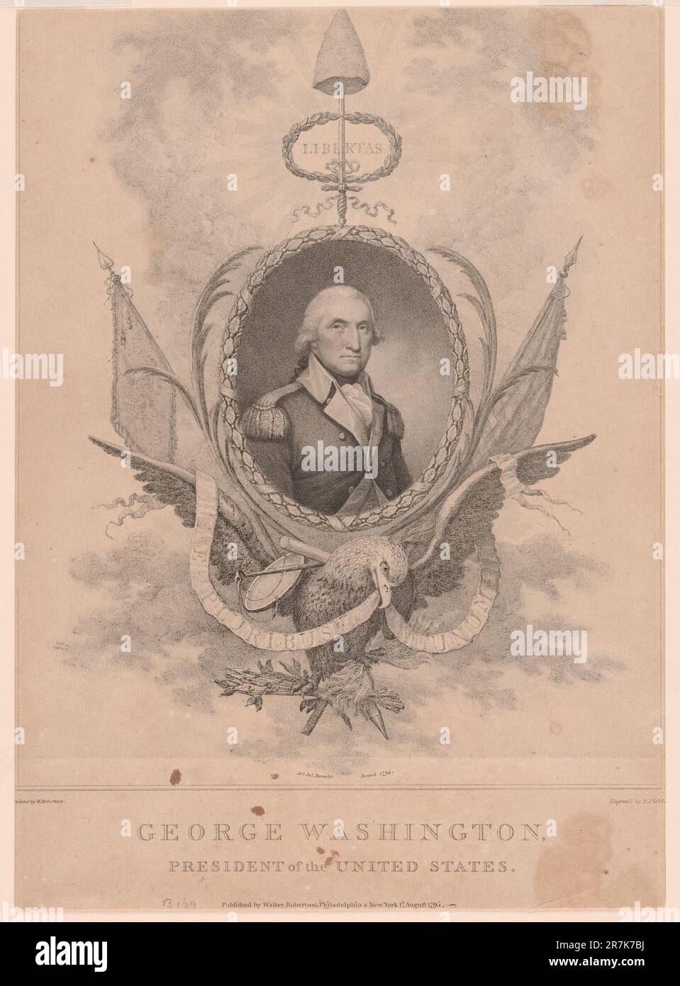 George Washington 1795 Stock Photo - Alamy
