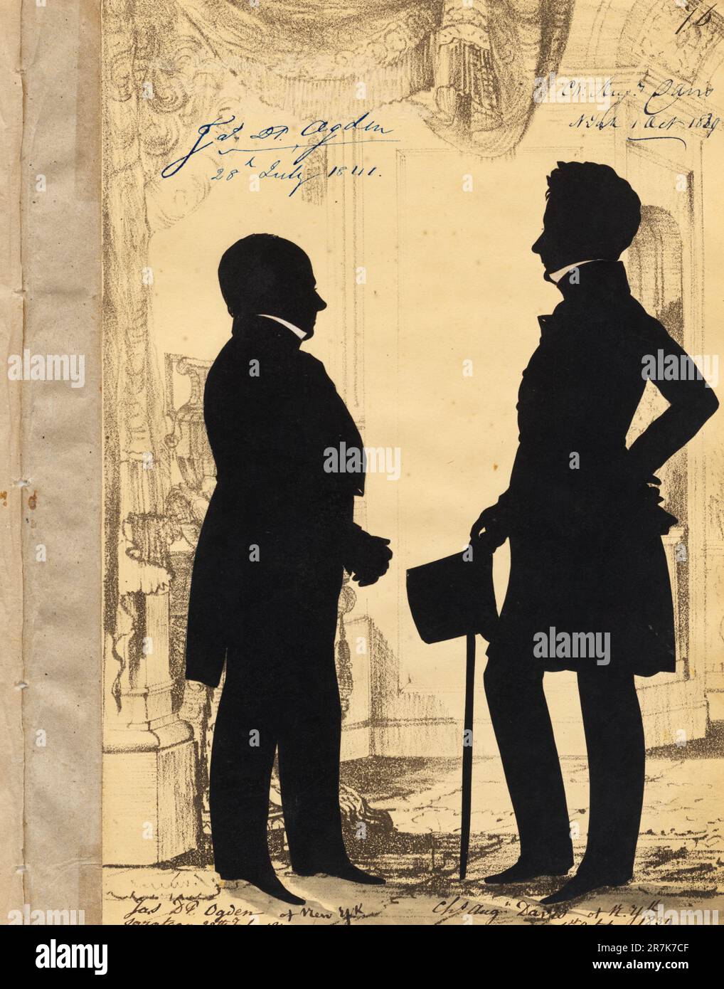 James Ogden and Charles Davis 1839 Stock Photo - Alamy