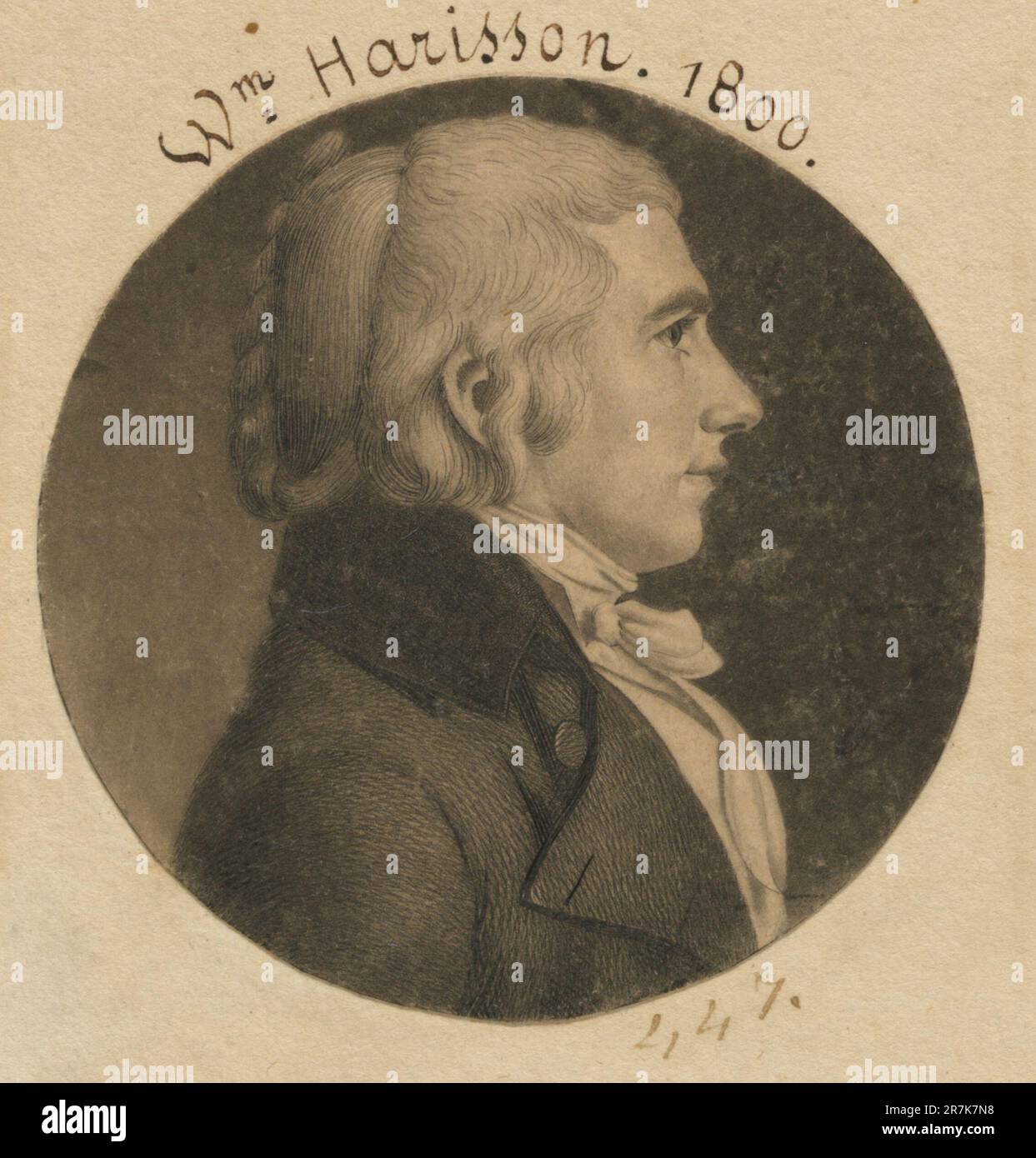 William Henry Harrison 1800 Stock Photo - Alamy