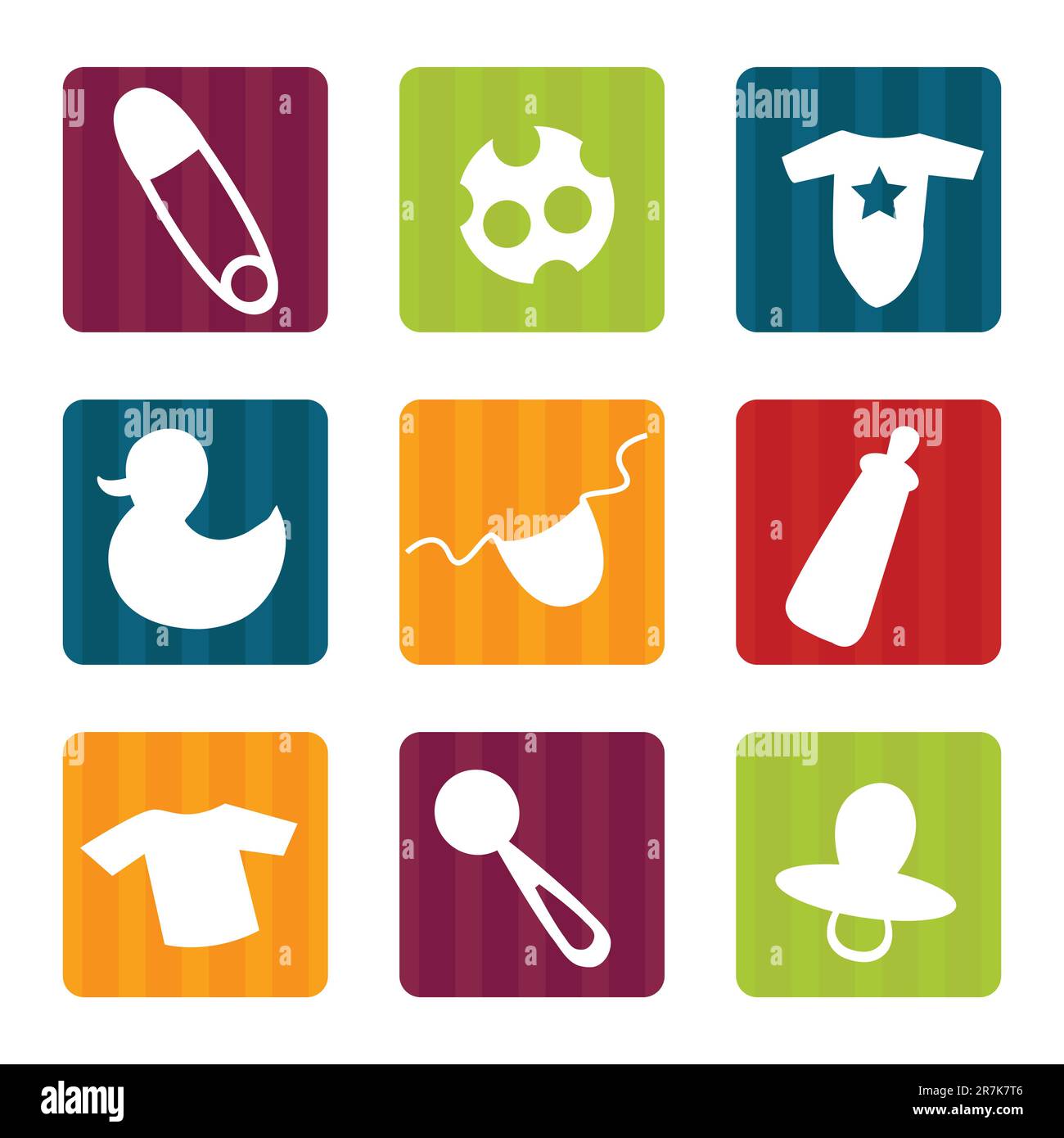 Baby icons, vector illustration Stock Vector Image & Art - Alamy