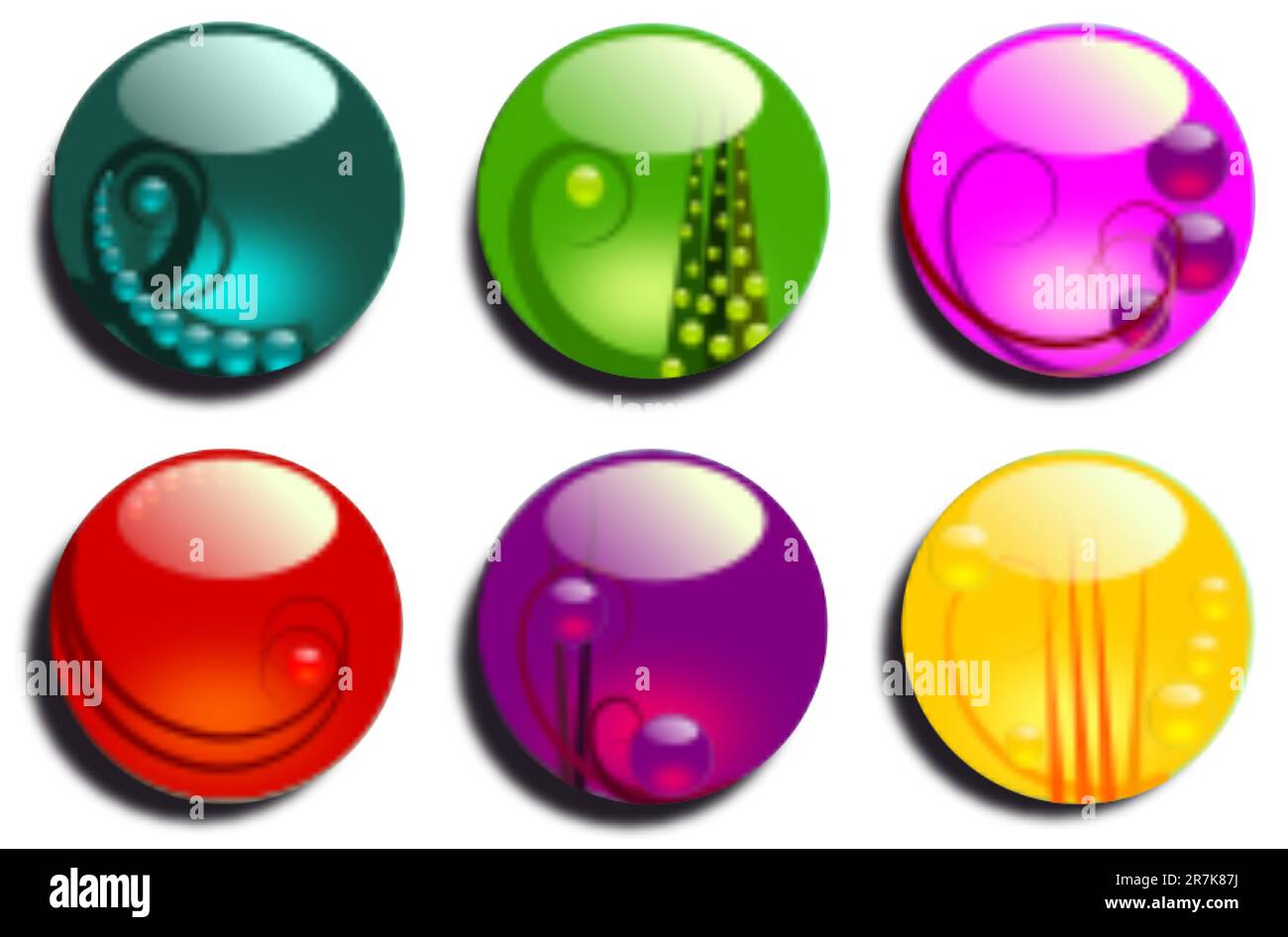 button to web pages about the aesthetic and nice design Stock Vector ...